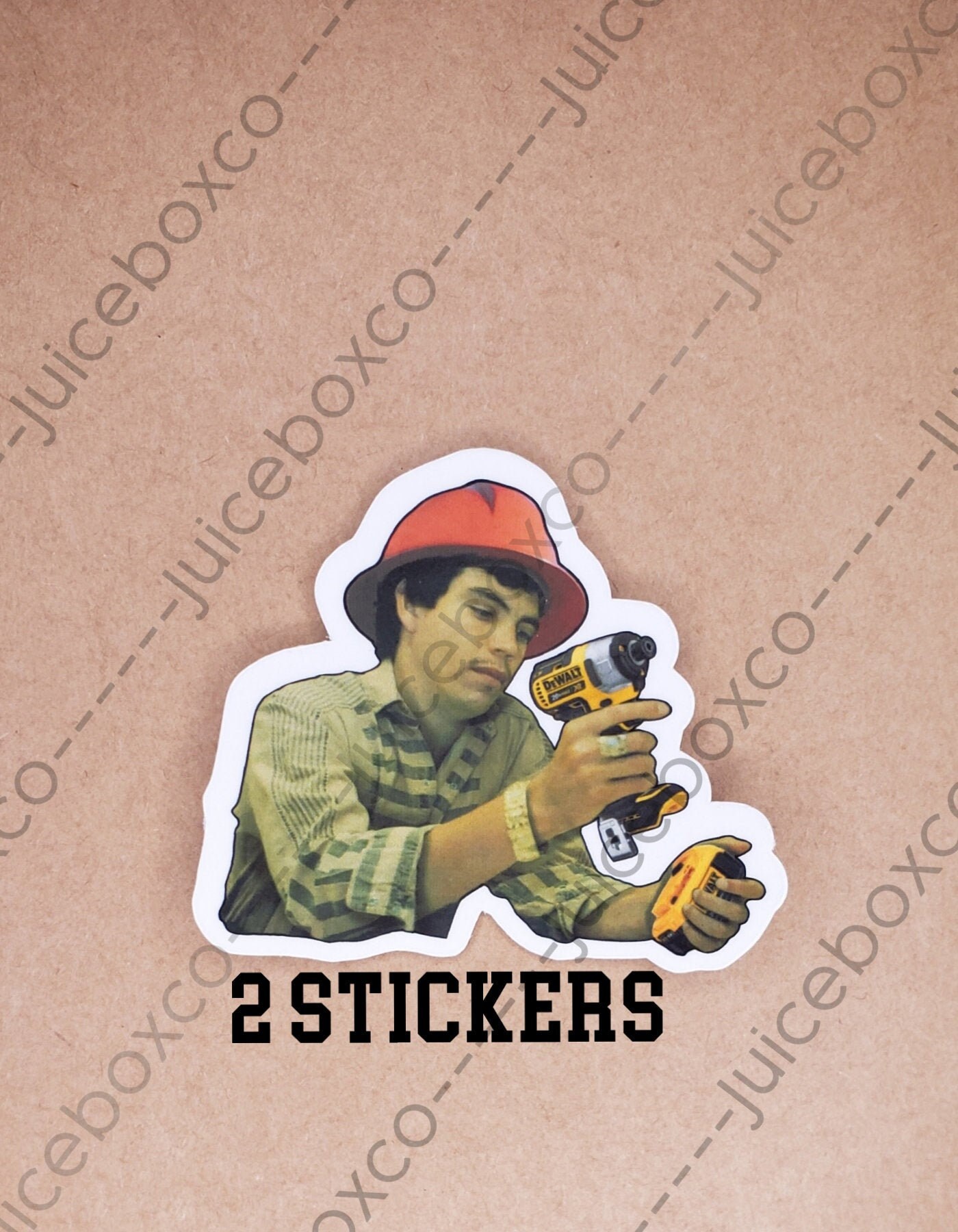 Chalino Impact Construction Worker Sticker or Magnet - Etsy