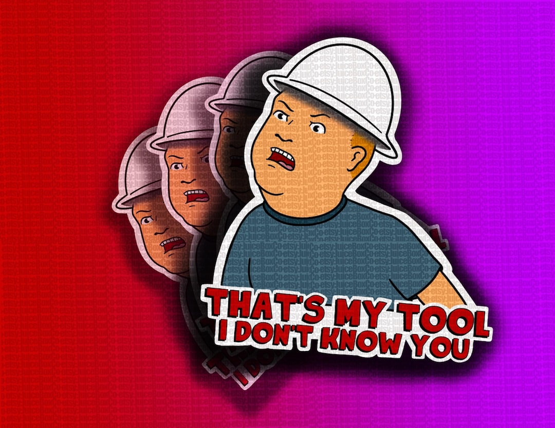 That's My Tool Funny Meme Construction Worker Sticker or Magnet - Etsy