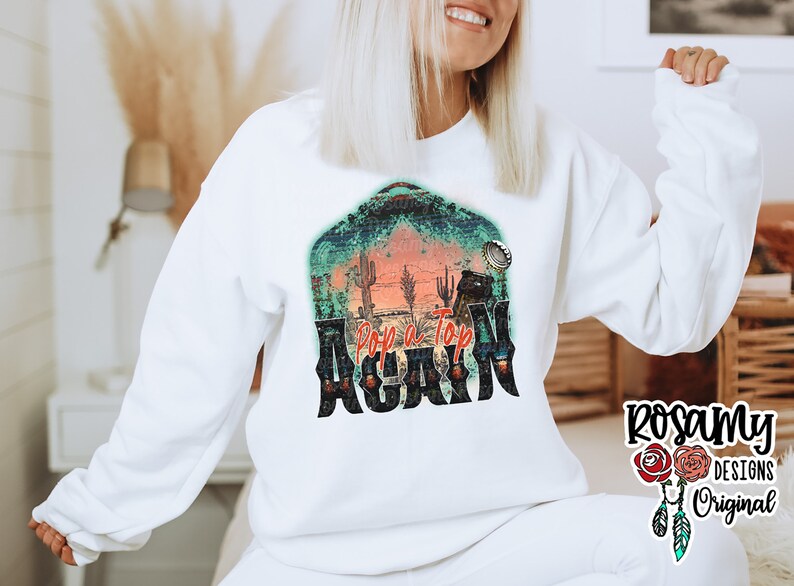 Pop A Top Again PNG Sublimation PNG Tshirt Design Design - Etsy