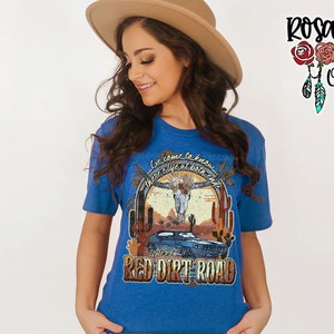 Red Dirt Road PNG Sublimation PNG Tshirt Design Design - Etsy
