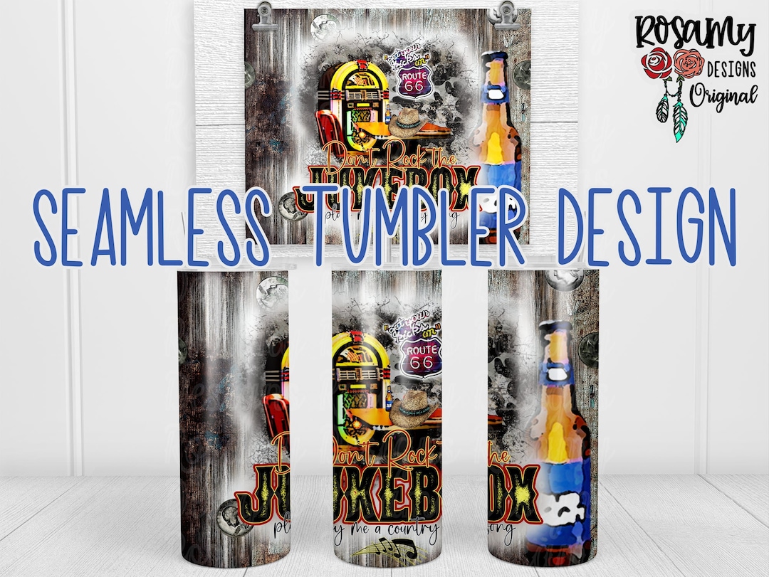 Don't Rock the Jukebox PNG, Seamless Tumbler Wrap, Tumbler Design ...