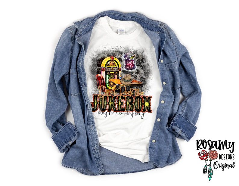 Don't Rock the Jukebox PNG Sublimation PNG Tshirt - Etsy