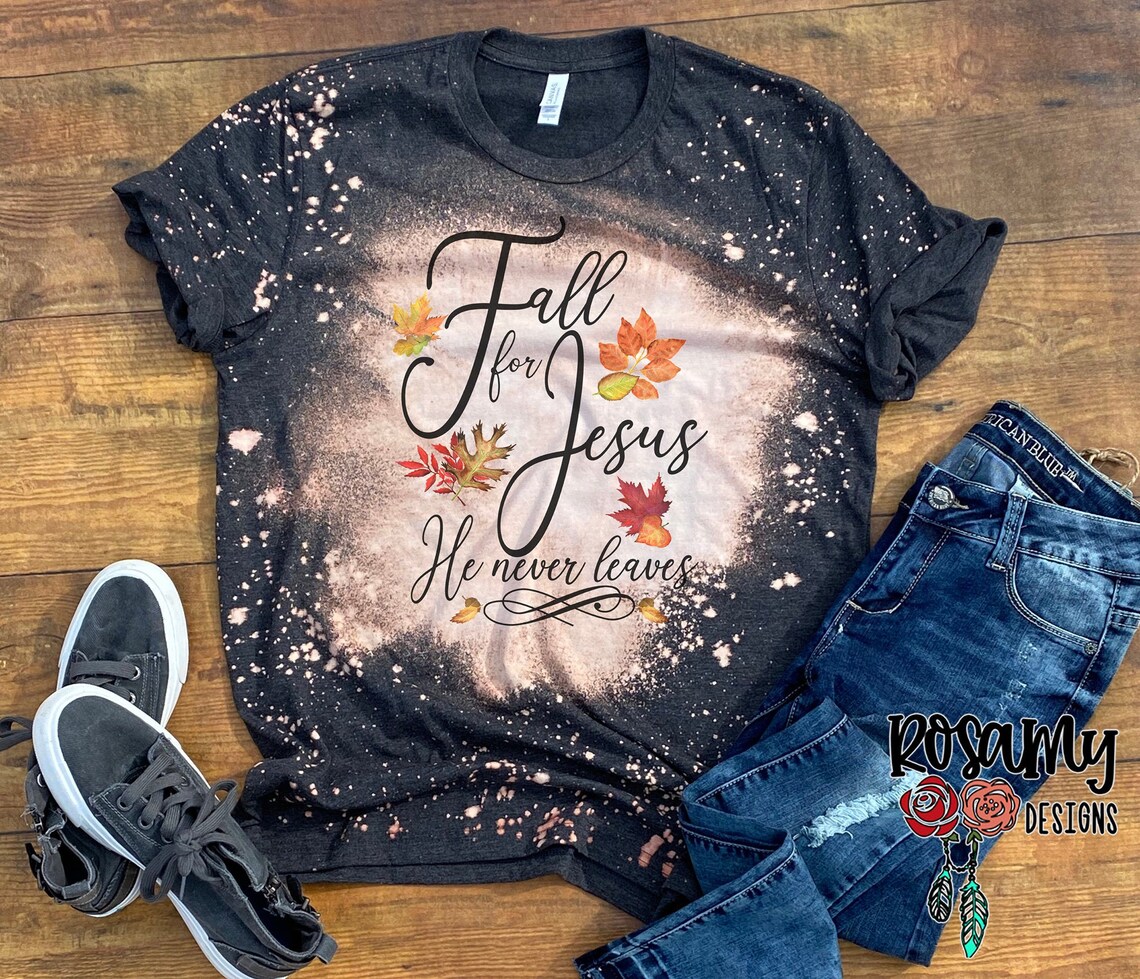 Fall for Jesus Sublimation PNG Tshirt Design Design - Etsy