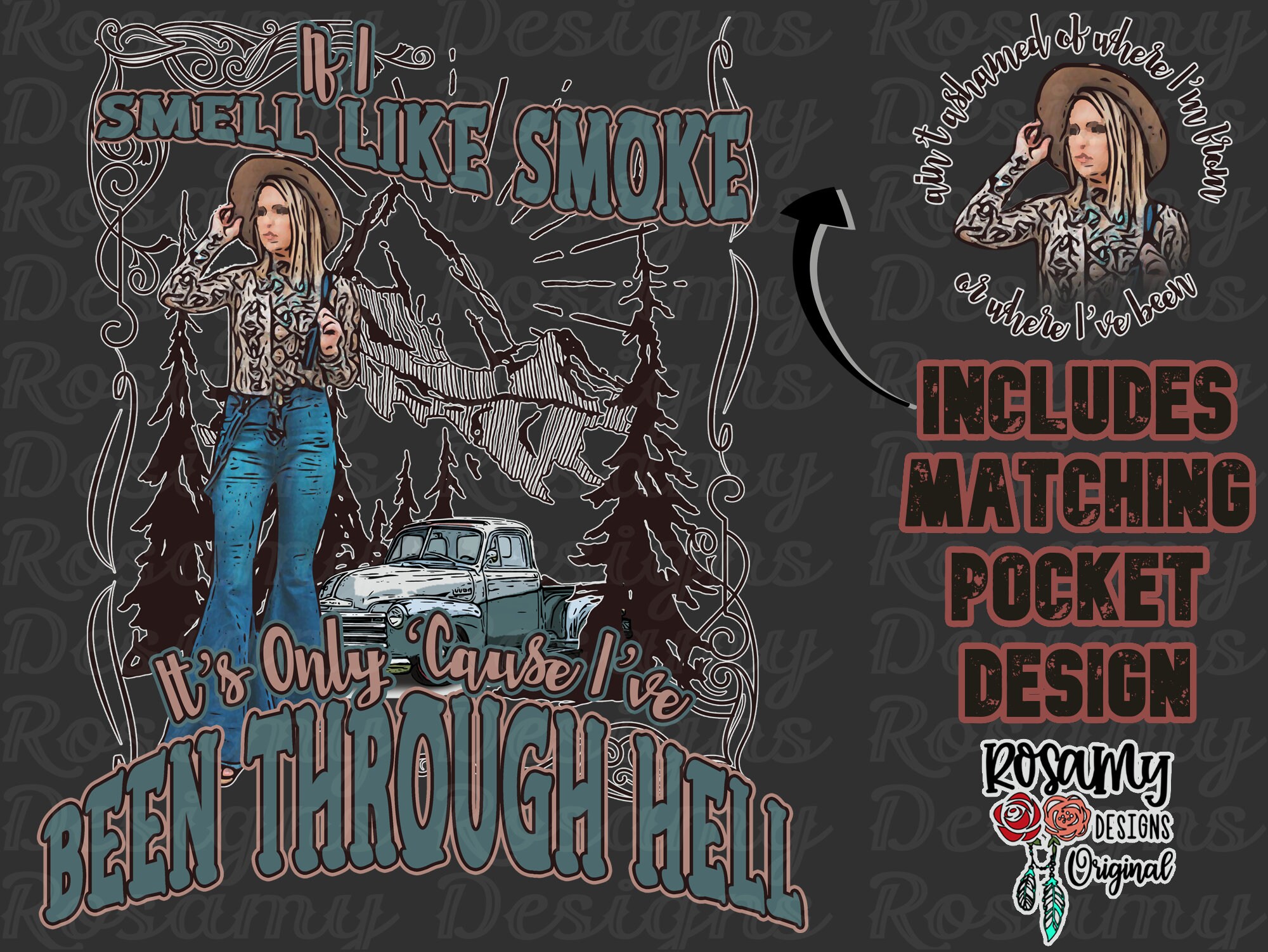 Smell Like Smoke PNG, 2 Designs, Sublimation, Design Download, Retro ...