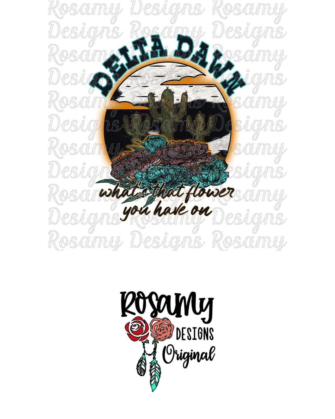 Delta Dawn PNG, Sublimation PNG, Tshirt Design, Design Download ...