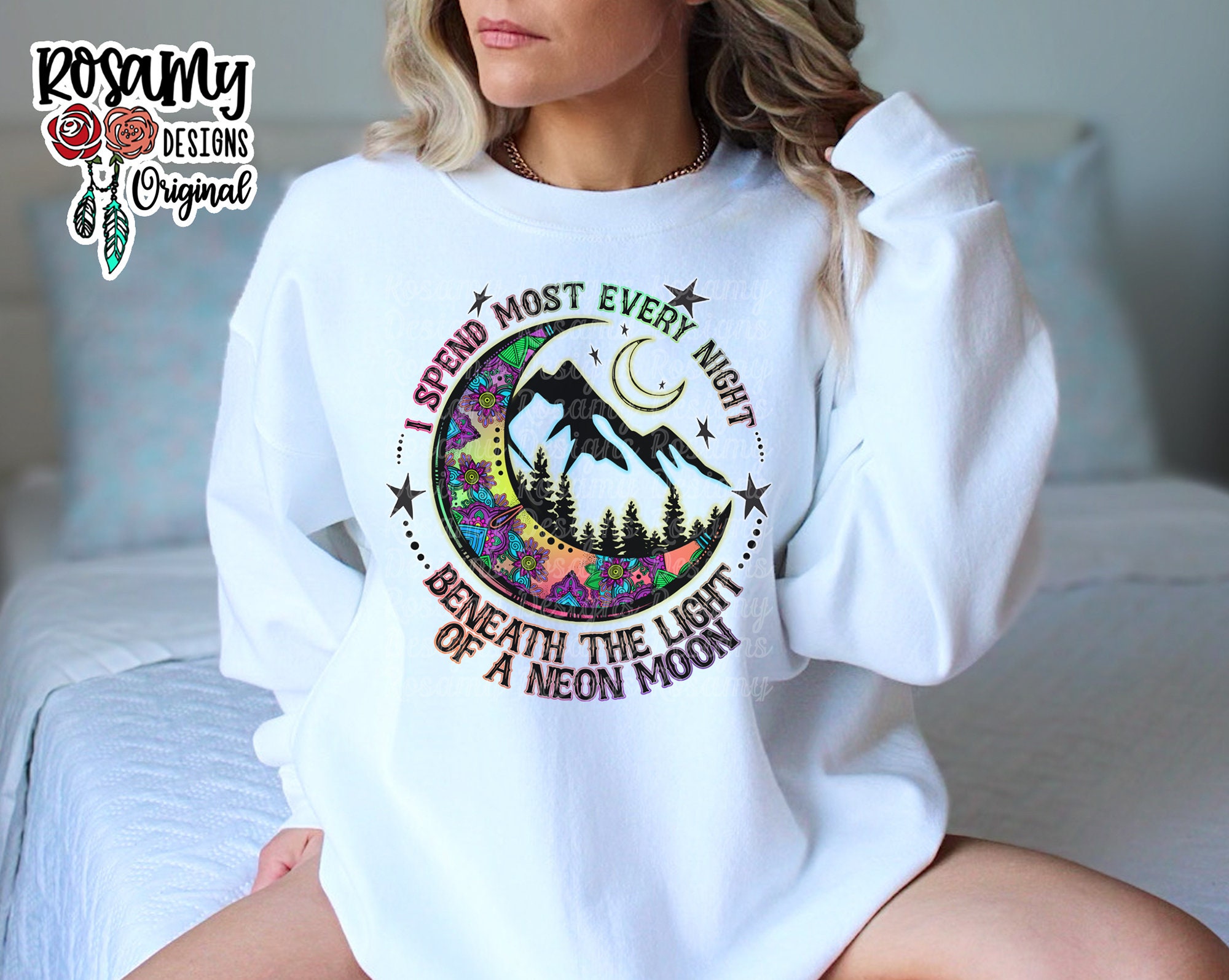 Neon Moon RTS Sublimation Transfer T Shirt Transfer Country - Etsy