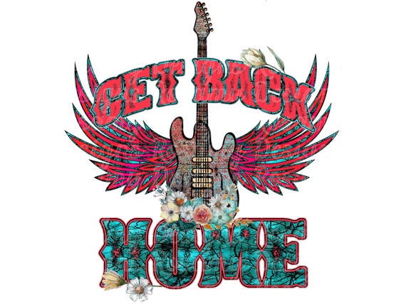 Get Back Home PNG Sublimation PNG Tshirt Design Design - Etsy