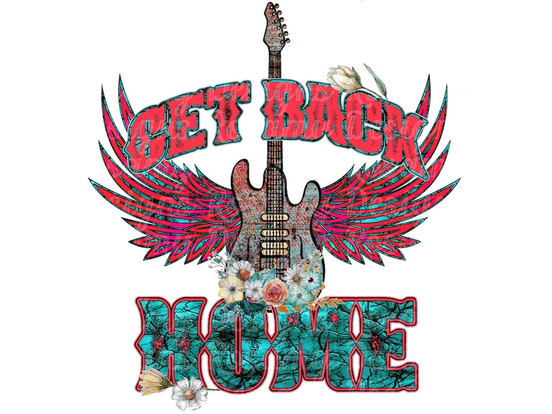 Get Back Home PNG, Sublimation PNG, Tshirt Design, Design Download ...