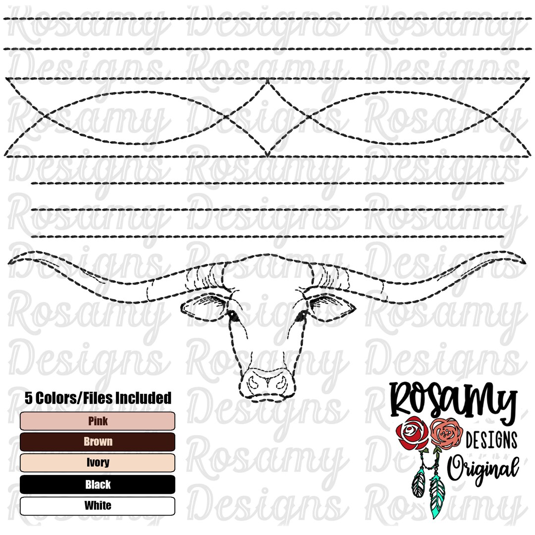 Boot Stitch PNG, Longhorn PNG, Tshirt Design, Instant, Design Download ...