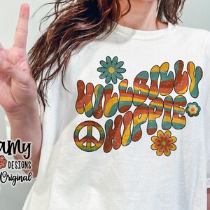 Hillbilly Hippie PNG, Sublimation PNG, Design Download, Sublimation ...