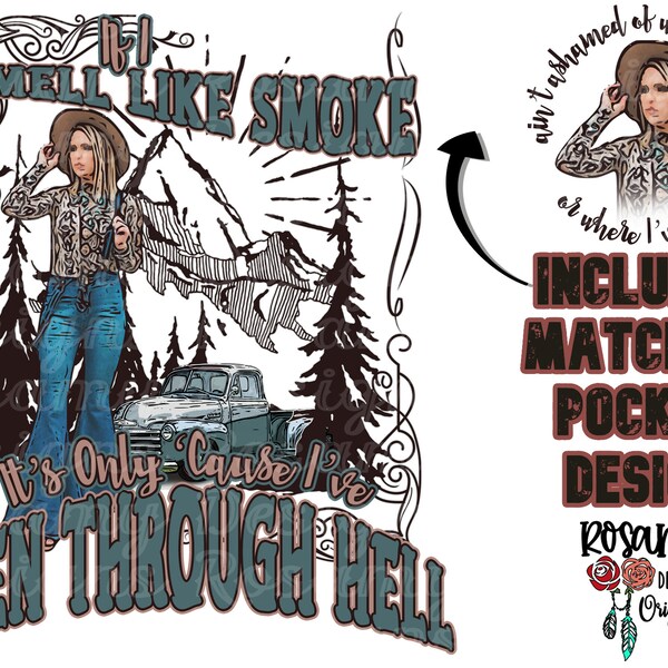 Lainey Wilson Sublimation Designs Smell Like Smoke - Etsy