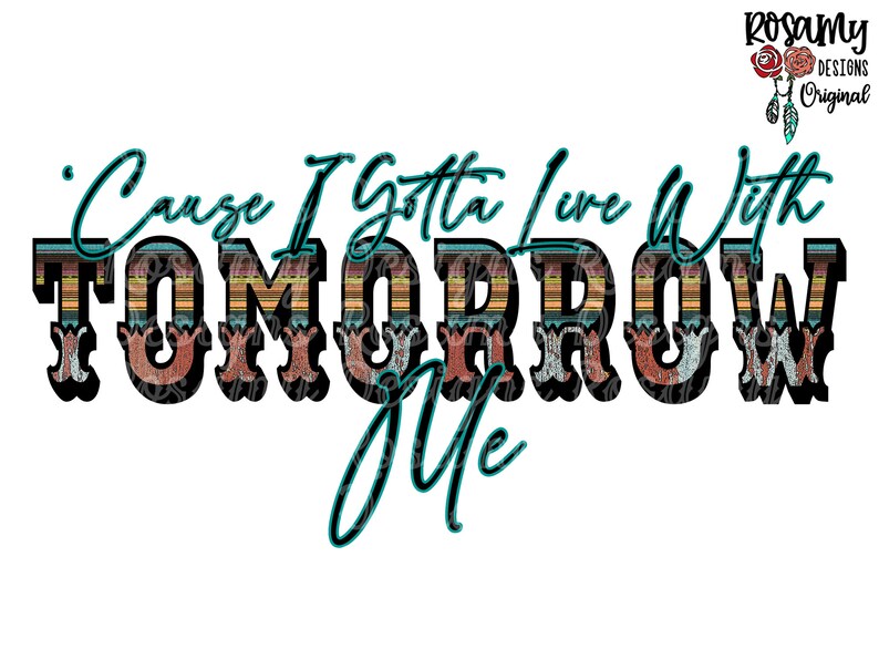 Tomorrow Me PNG, 3 Files, Sublimation PNG, Tshirt Design, Design ...
