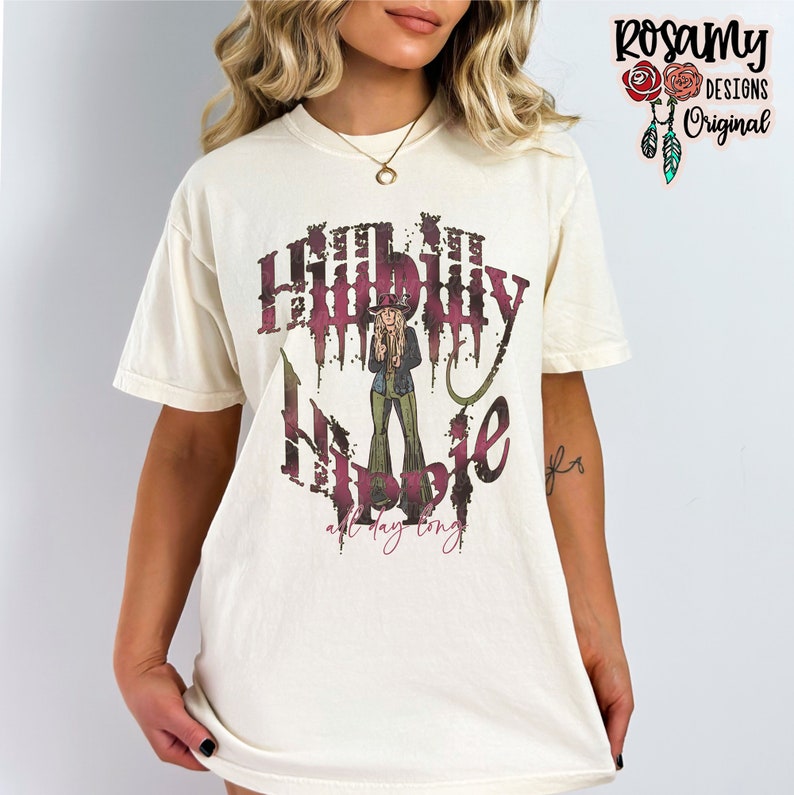 Hillbilly Hippie PNG Sublimation PNG Design Download - Etsy
