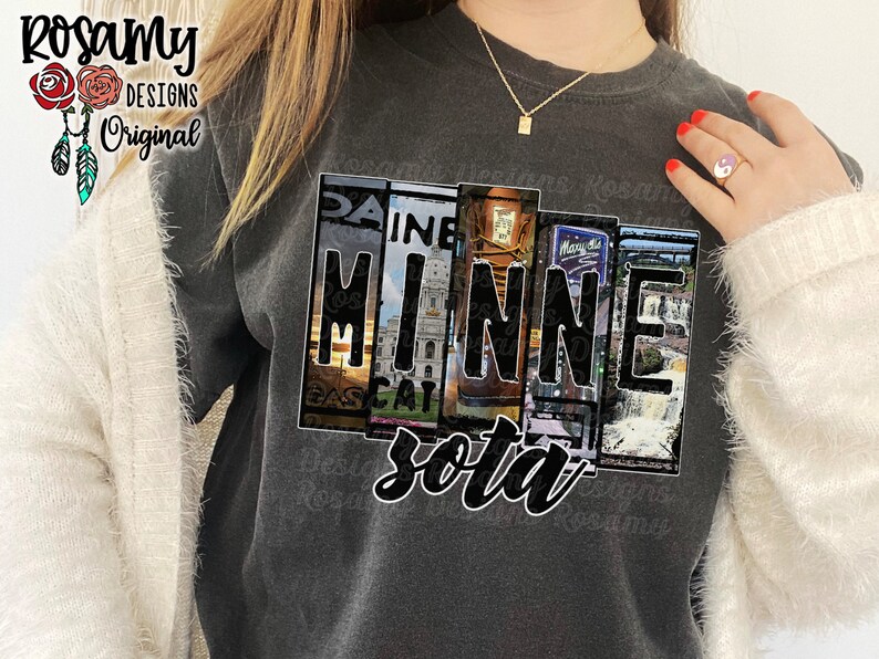 Minnesota PNG Sublimation PNG License Plate Tshirt Design - Etsy