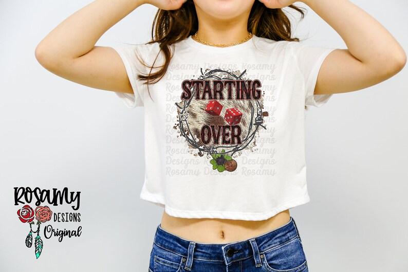 Starting Over PNG Sublimation PNG Tshirt Design Design | Etsy