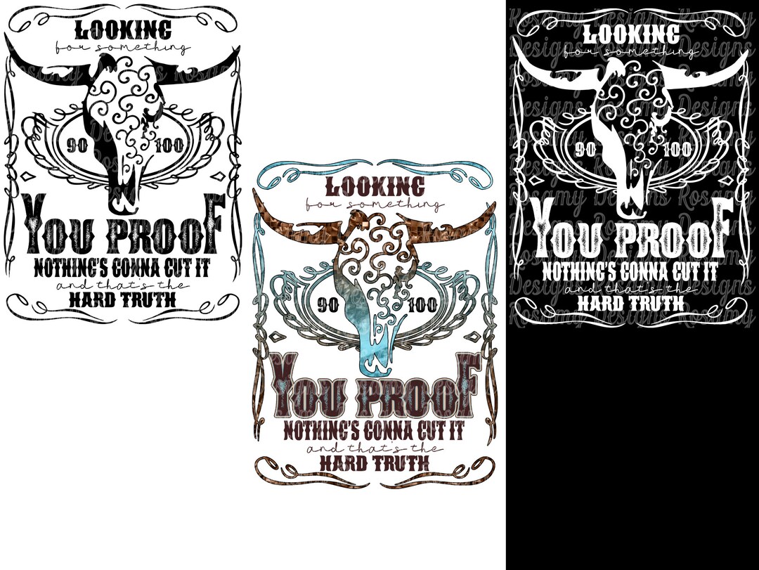 You Proof PNG, Color/black/white, Sublimation PNG, Tshirt Design ...