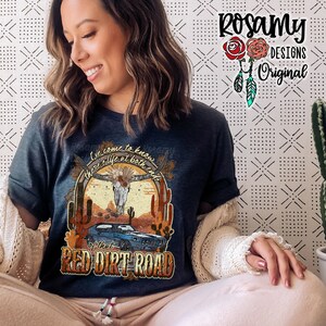 Red Dirt Road PNG Sublimation PNG Tshirt Design Design - Etsy