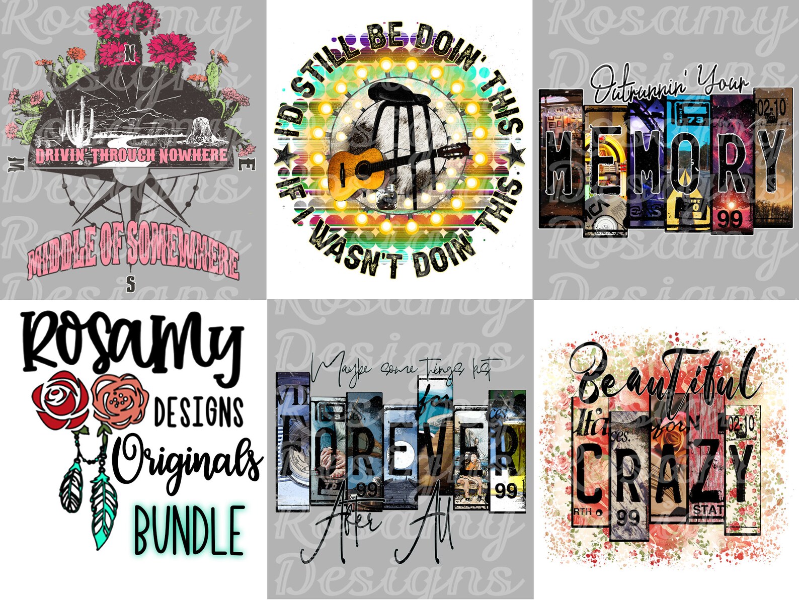 Country Music PNG, Bundle, Sublimation PNG, Sublimation Designs ...