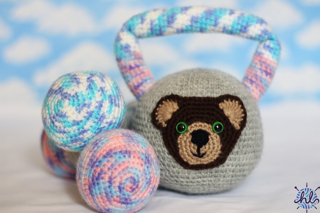 Baby Dumbell and Kettlebell Crochet Pattern - DIGITAL ITEM - Etsy