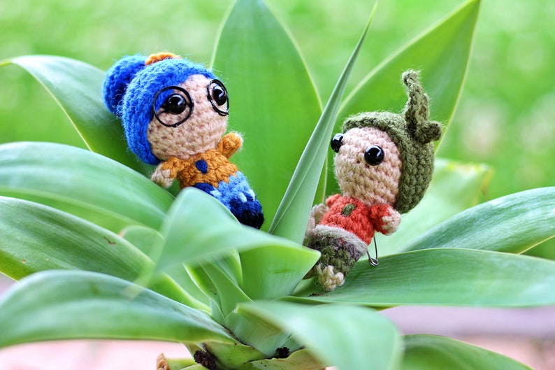 It Takes Two Crochet Pattern Cody and May Keyring DIGITAL - Etsy