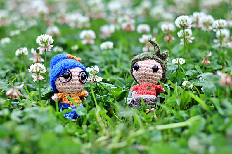 It Takes Two Crochet Pattern Cody and May Keyring DIGITAL - Etsy