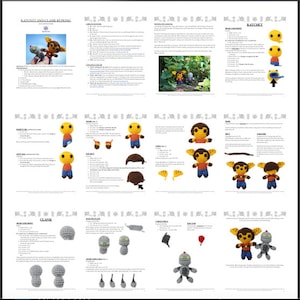 Ratchet and Clank Keyring Crochet Pattern DIGITIAL - Etsy