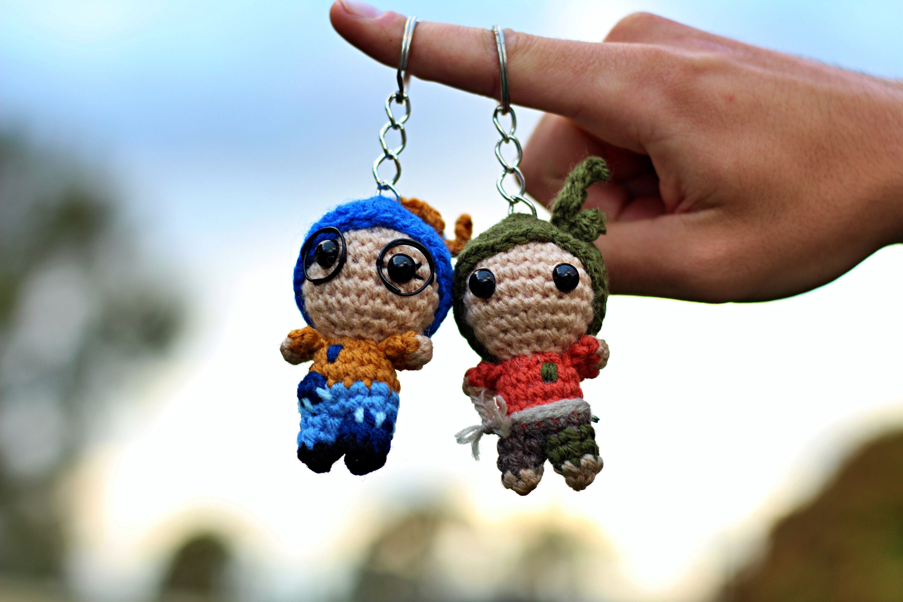 It Takes Two Crochet Pattern Cody and May Keyring DIGITAL - Etsy Finland