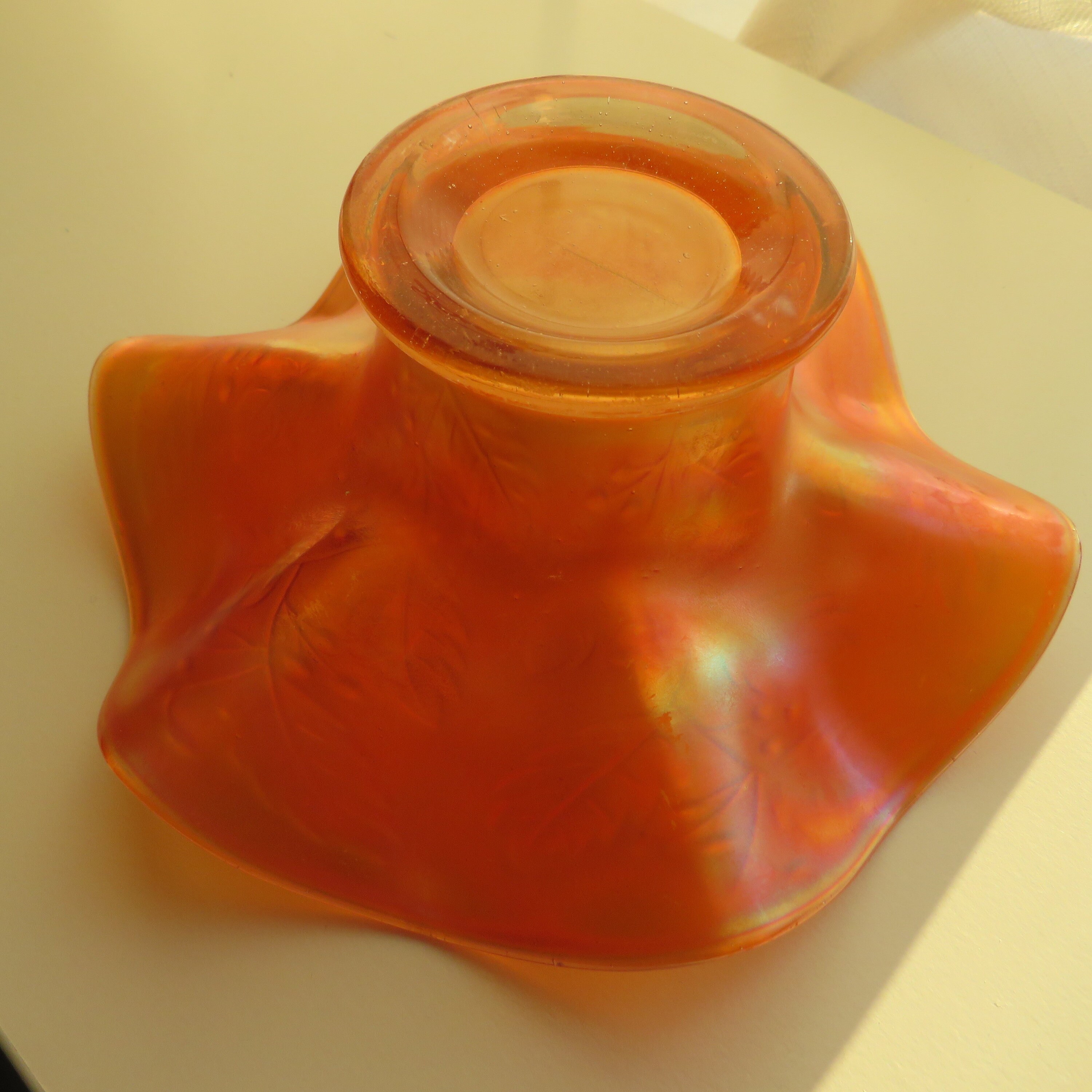 Stunning Orange Marigold Glass Dish! Now FREE Shipping! - Etsy