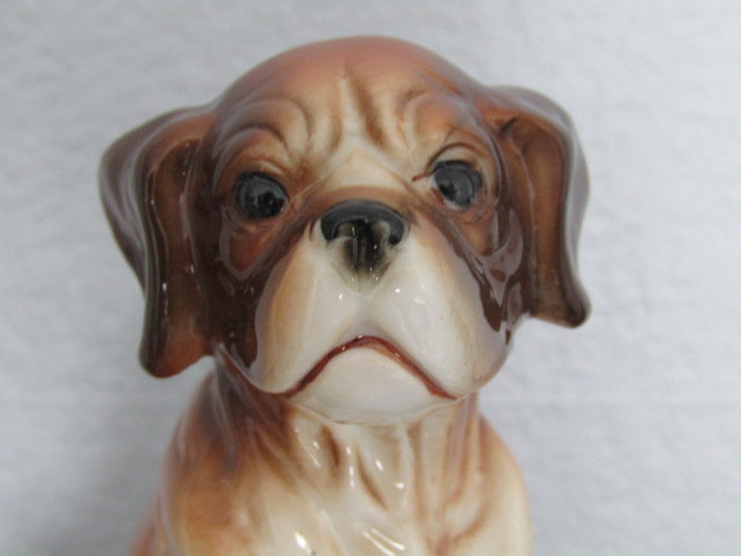 Adorable, Bone China Hand-painted Boxer Figurine! FREE Shipping in the ...