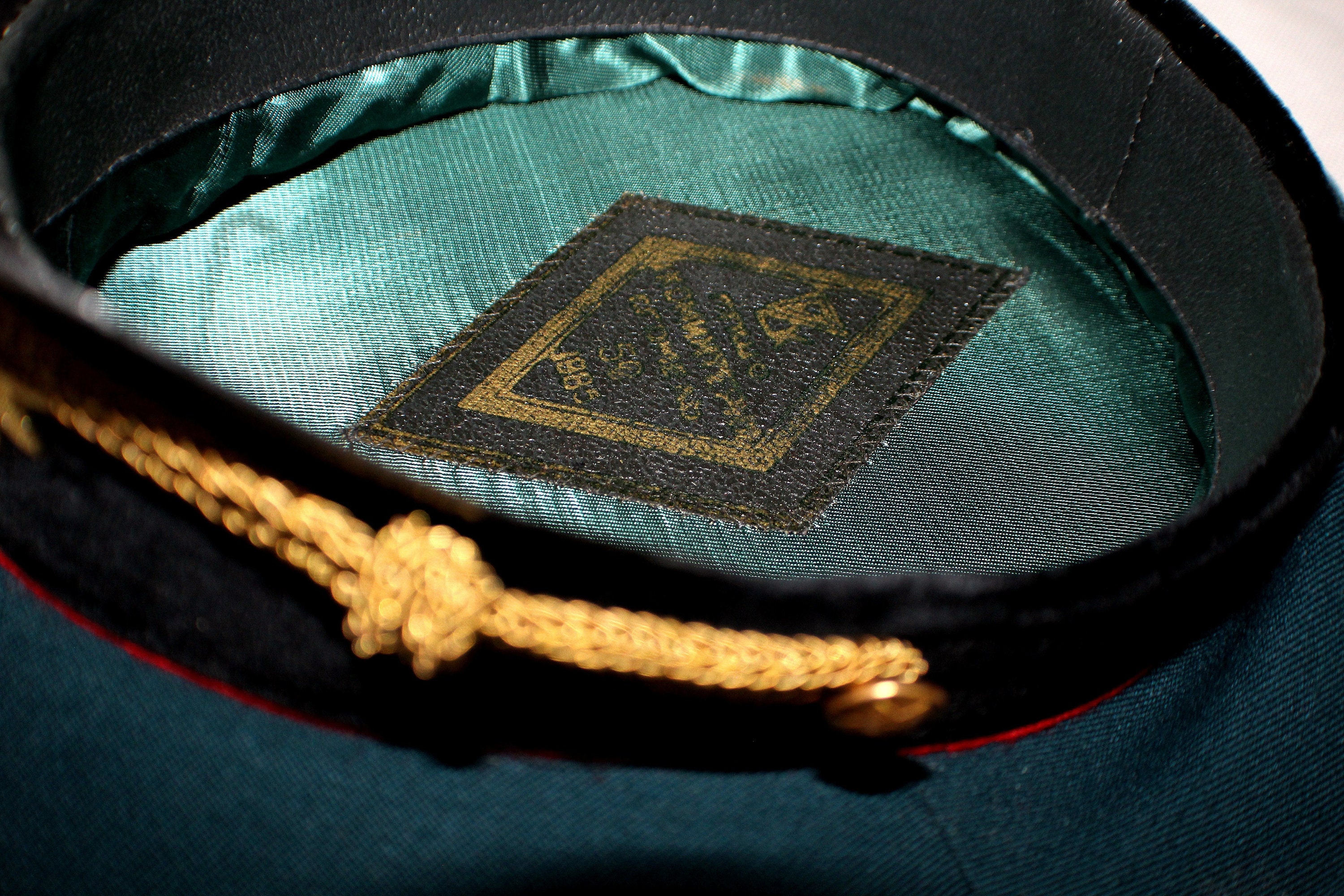 Vintage Soviet USSR Army Military Parade Hat Cap ORIGINAL Armor Officer ...