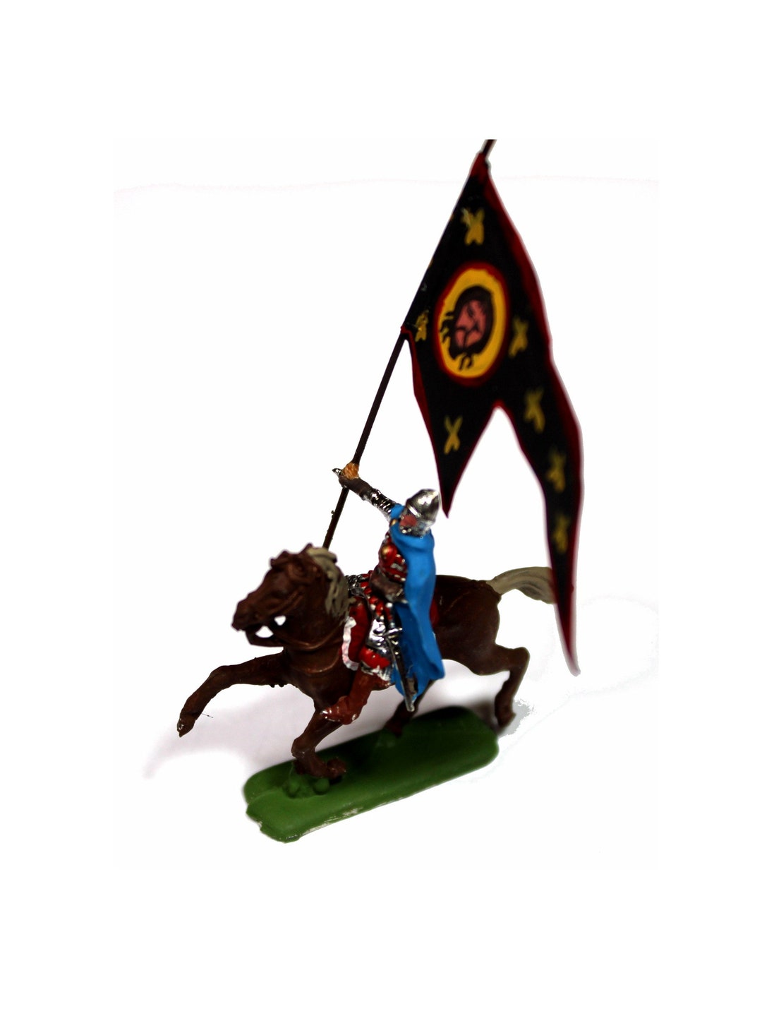 Vintage Russian Tin Soldier Hand Painted METAL Scale 1:72 Made in USSR ...