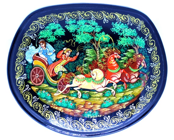 Vintage Original Hand Painted One of a Kind Russian L… - Gem