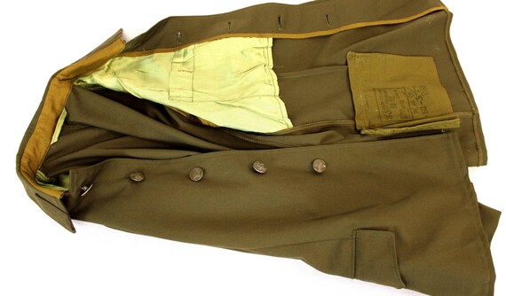 Vintage Authentic Soviet Army Soldier Field Uniform T… - Gem