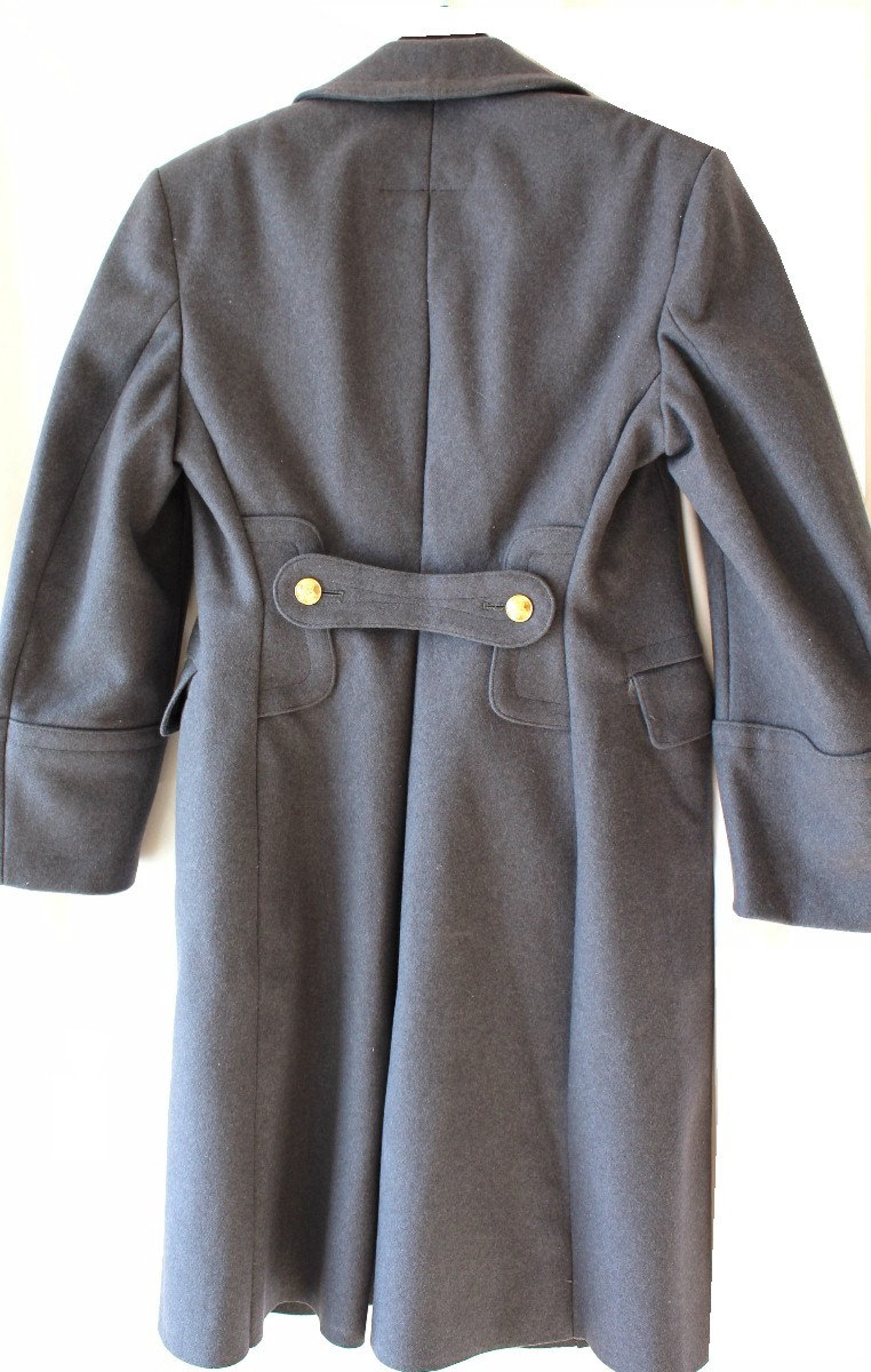 Vintage Soviet USSR Russian Military Army Officer Parade Wool Long Warm ...