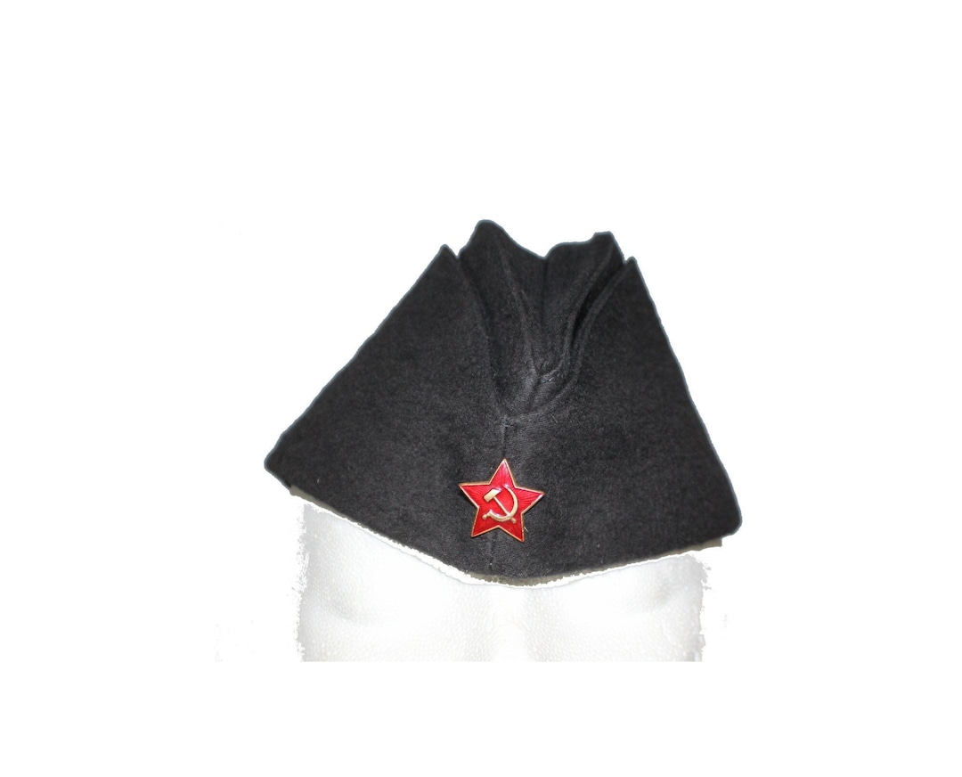 Authentic Vintage 1980th Soviet USSR Military Navy Submarine Field Hat ...