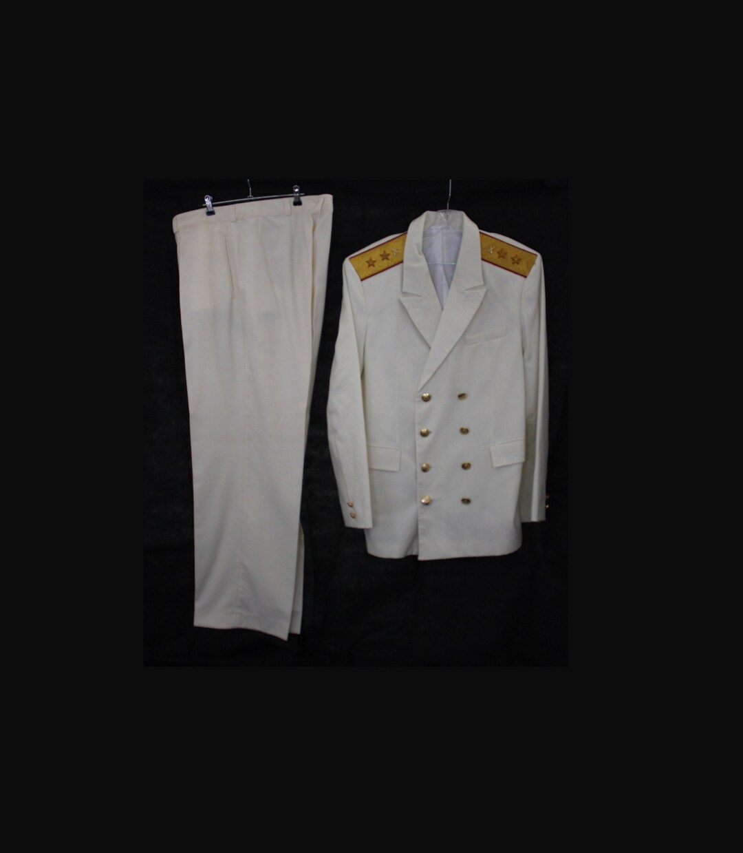 Authentic Vintage 1988 Soviet Union USSR Naval Lieutenant General White ...