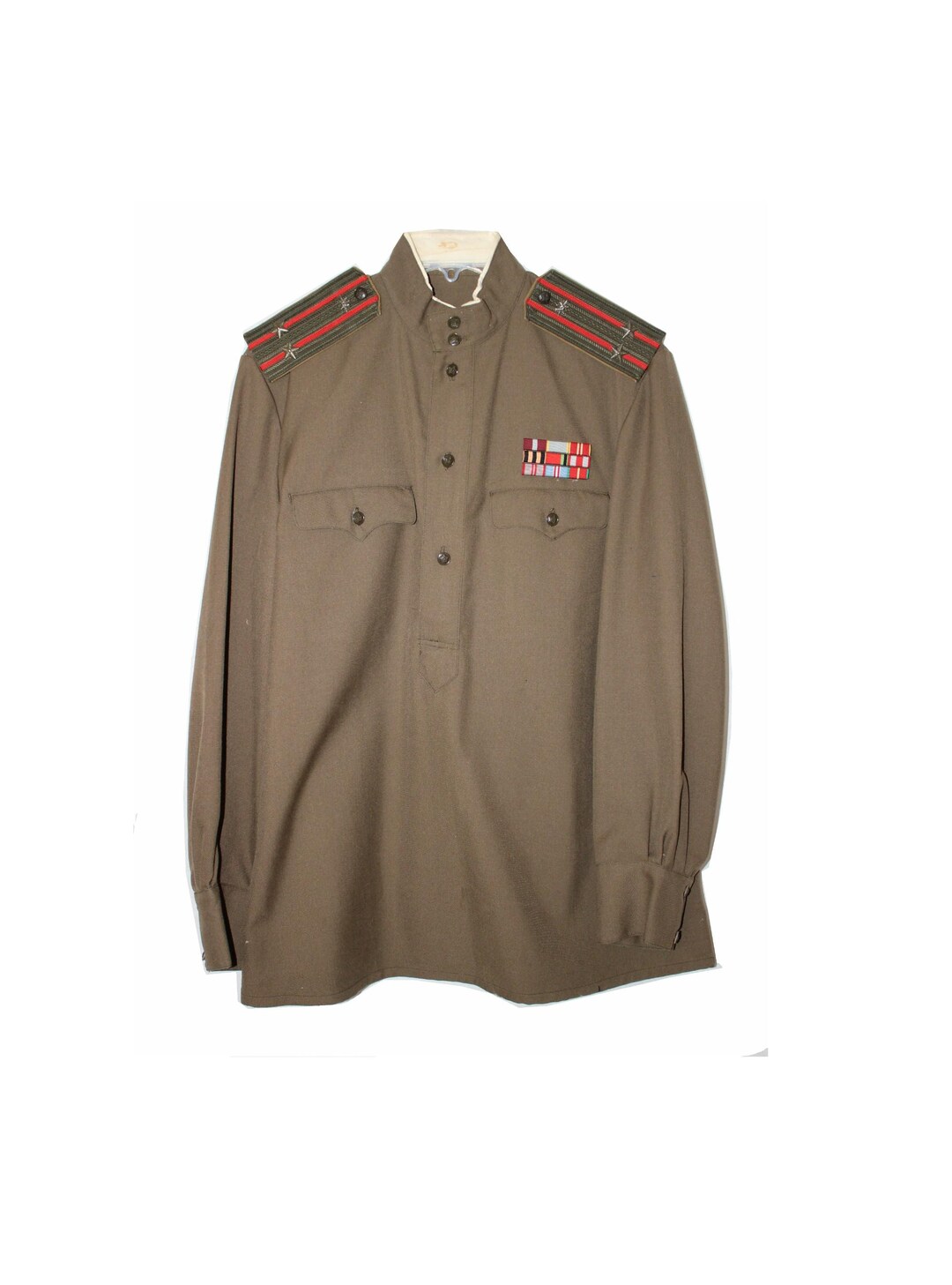 Vintage 1968 Soviet USSR Military Wool Tunic, Communication Troops Lt ...