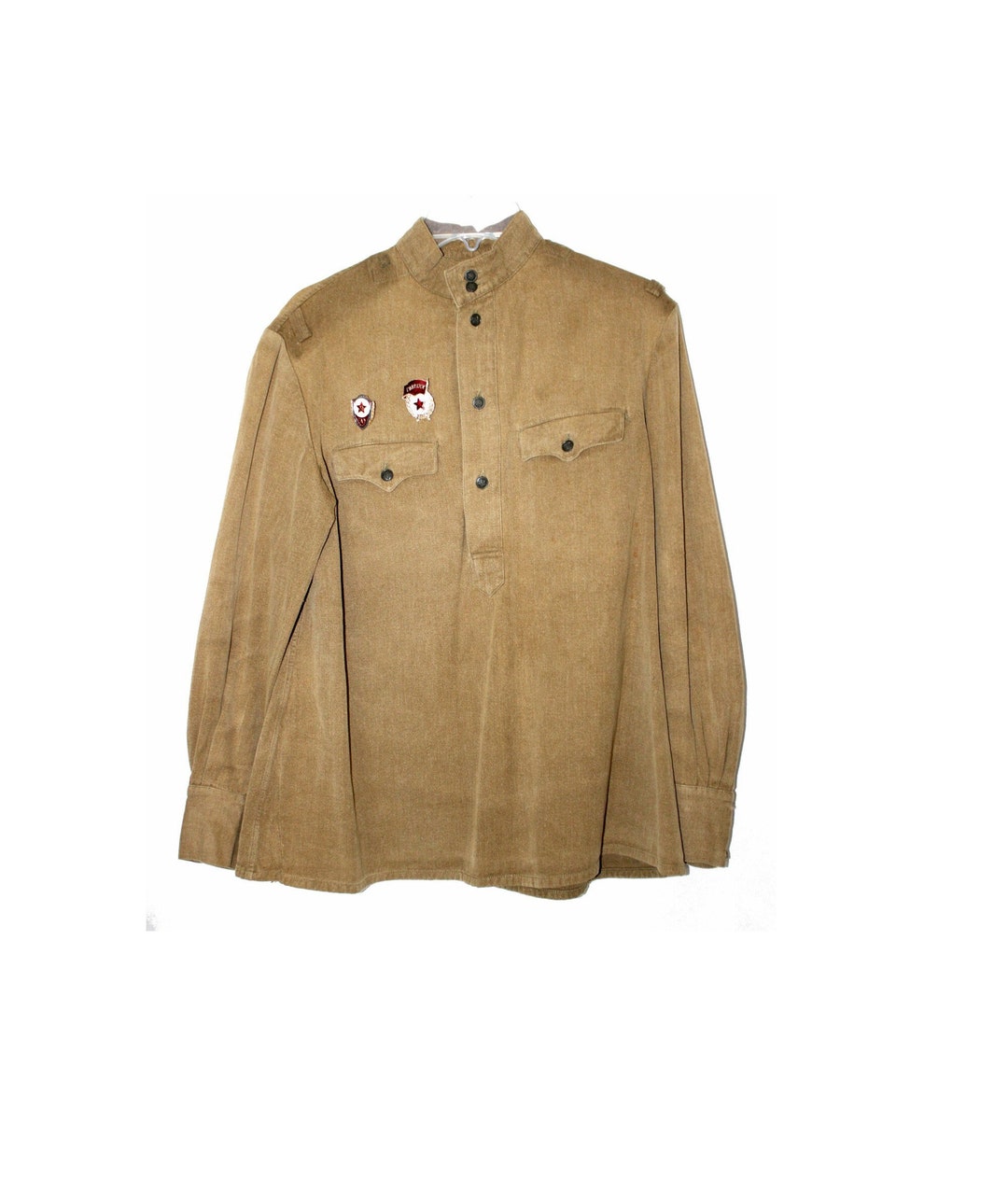 Vintage Soviet USSR Military ORIGINAL 1967 Used Army Soldier Tunic ...