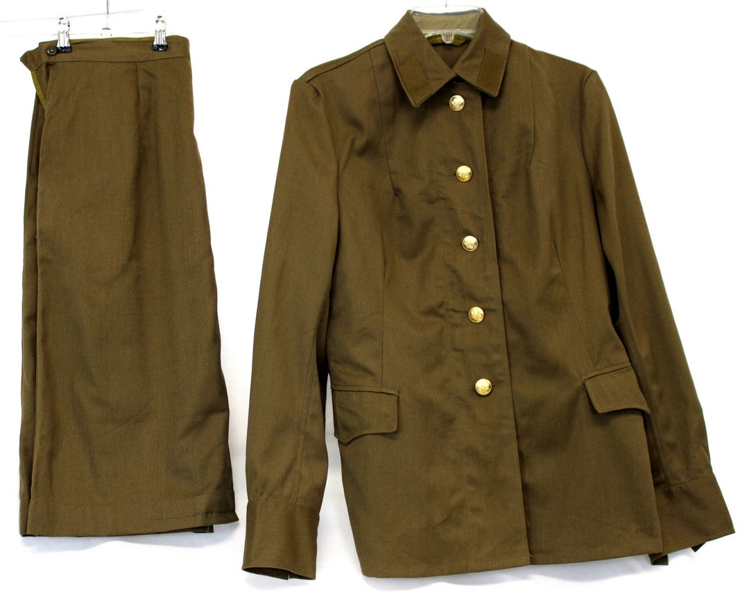 Vintage 1980s Soviet Army Female Uniform: Jacket & Skirt #14 - Etsy