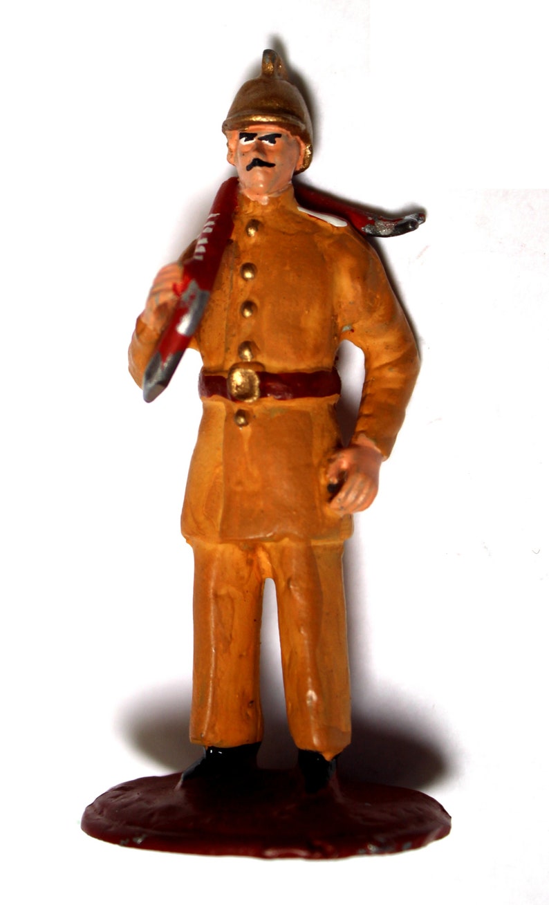 Vintage Russian Tin Soldier Hand Painted METAL Figurine Scale 1:32 Made ...