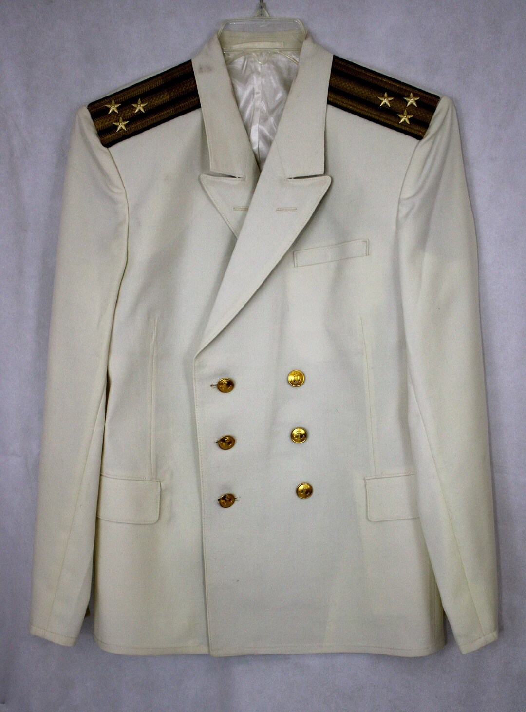 Vintage 1977 Authentic Soviet USSR Navy Captain of the 1st Rank Summer ...