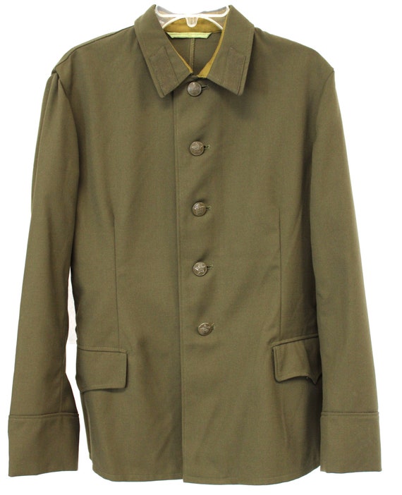 Vintage Authentic Soviet Army Soldier Field Uniform T… - Gem