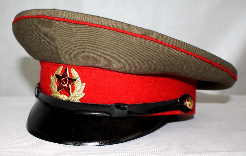 Vintage 1980th Authentic Soviet Enlisted Parade Cap for USSR Infantry ...