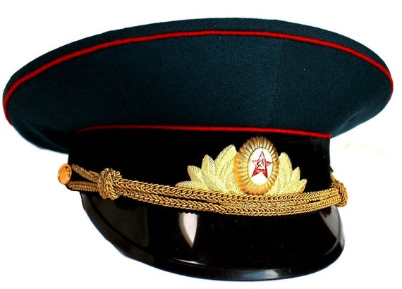 Vintage Soviet USSR Army Military Parade Hat Cap ORIG… - Gem
