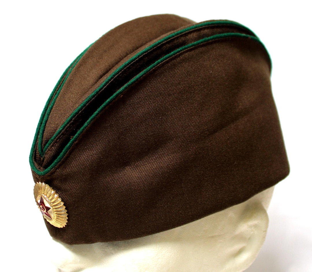 Vintage 1992 Authentic Soviet Officer Service Hat USSR Border Guards ...