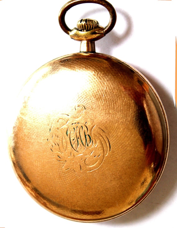 Antique Waltham Pocket Watch Gold Filled Case 15 Jewe… - Gem