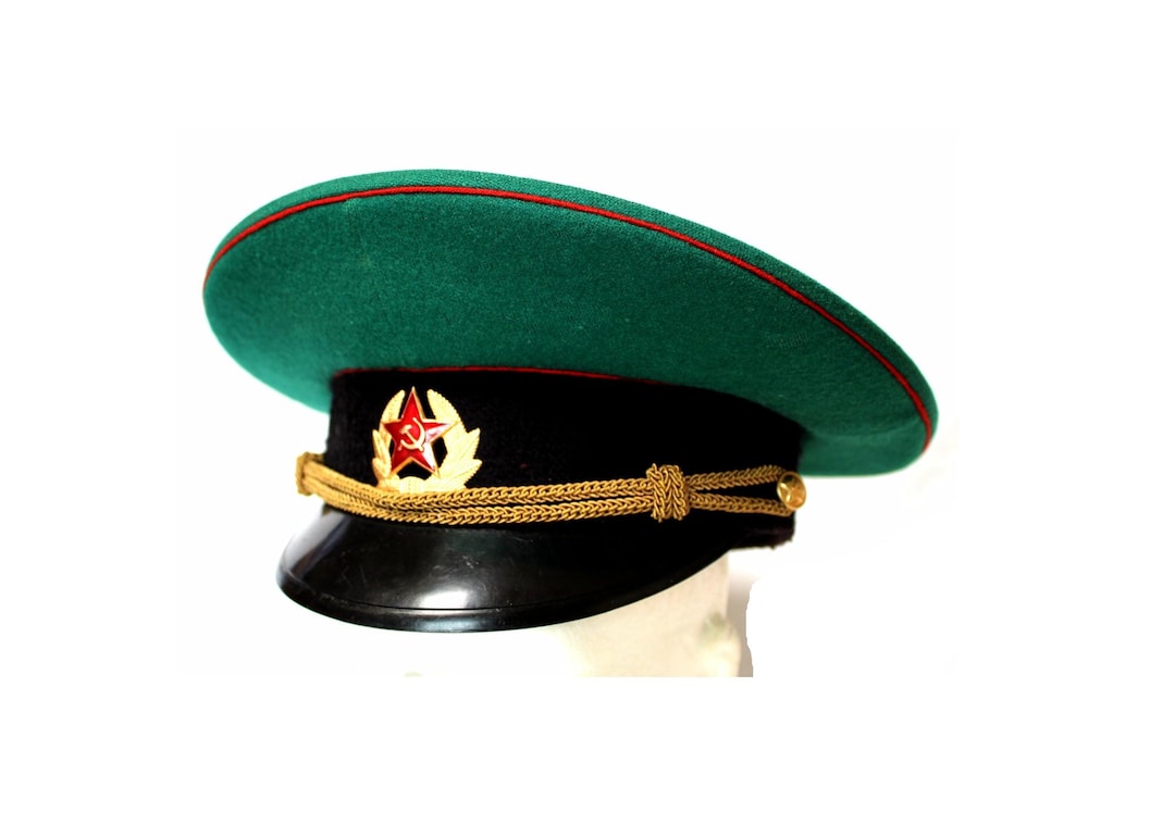 Vintage 1980s Authentic Soviet Parade Cap USSR Border Guards / KGB ...