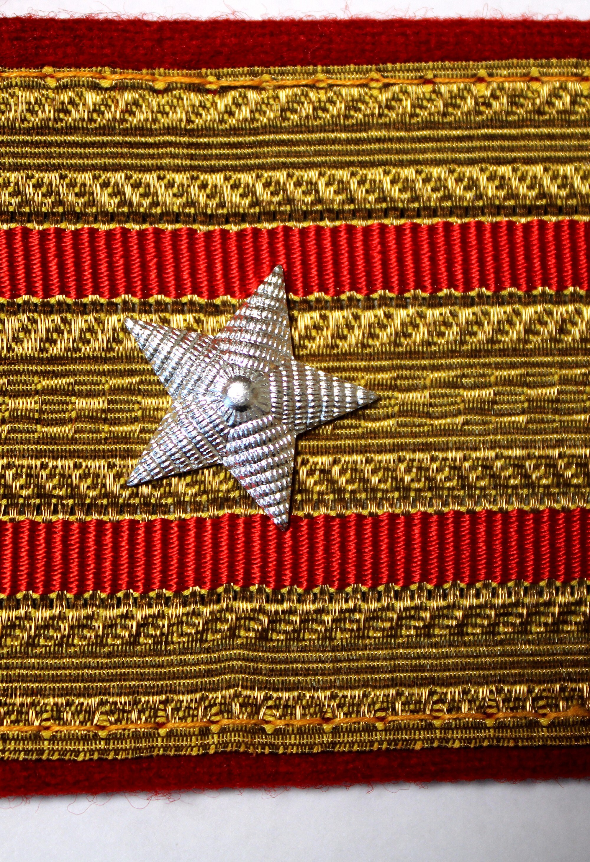 Vintage 1980s USSR Army Major Parade Epaulets: Bullion Fabric Shoulder ...