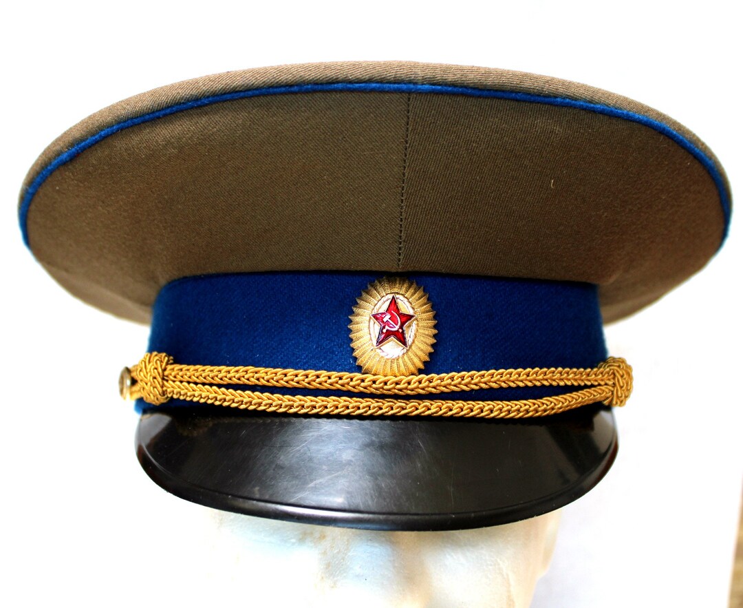Rare Vintage 1979 Authentic Soviet High Rank Officer Cap for USSR KGB ...