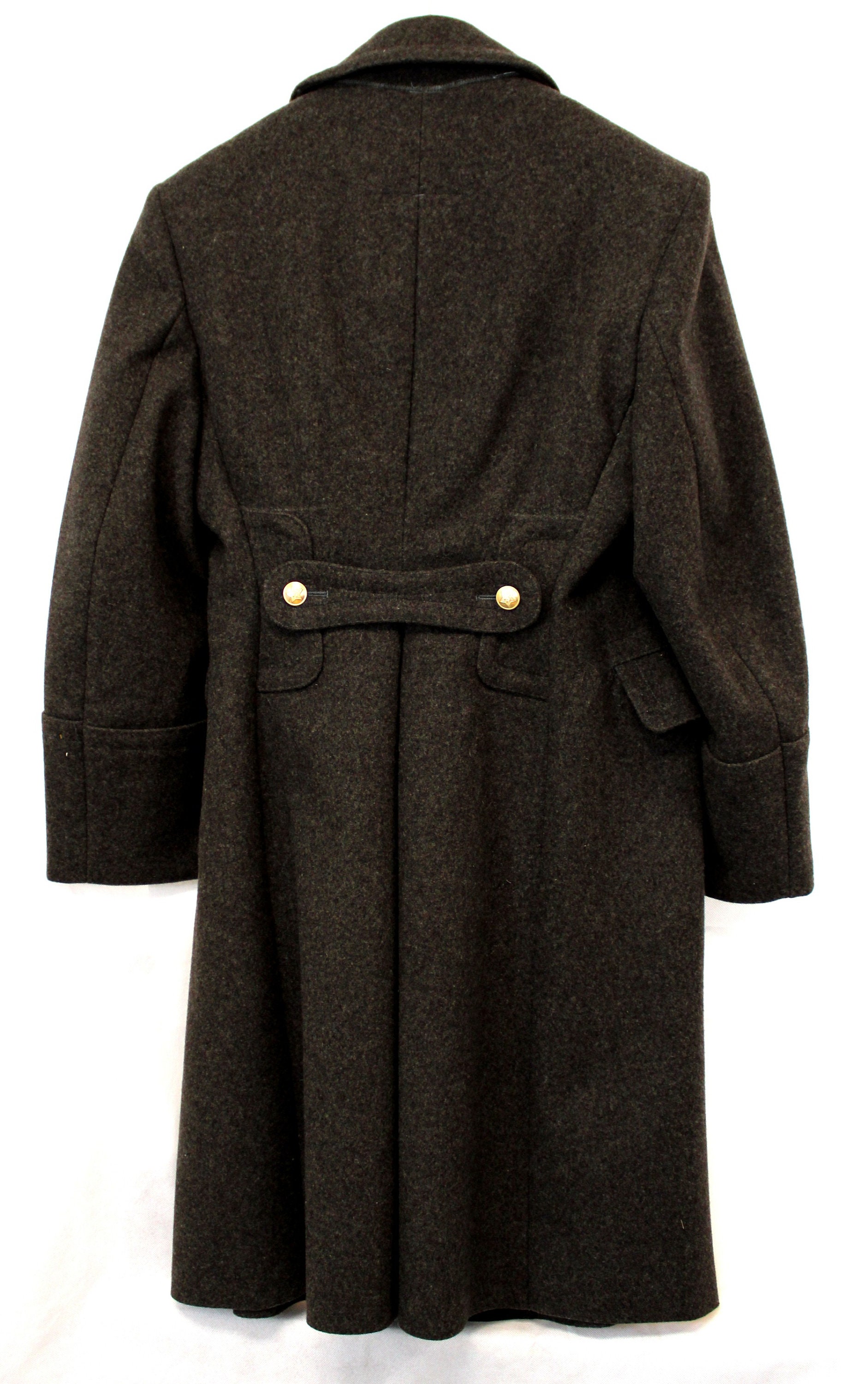 Vintage Soviet USSR Russian Military Army Officer Service Wool Long ...